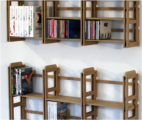 CD/DVD Regal Komplettsystem für ca. 1080 CDs in schwarz