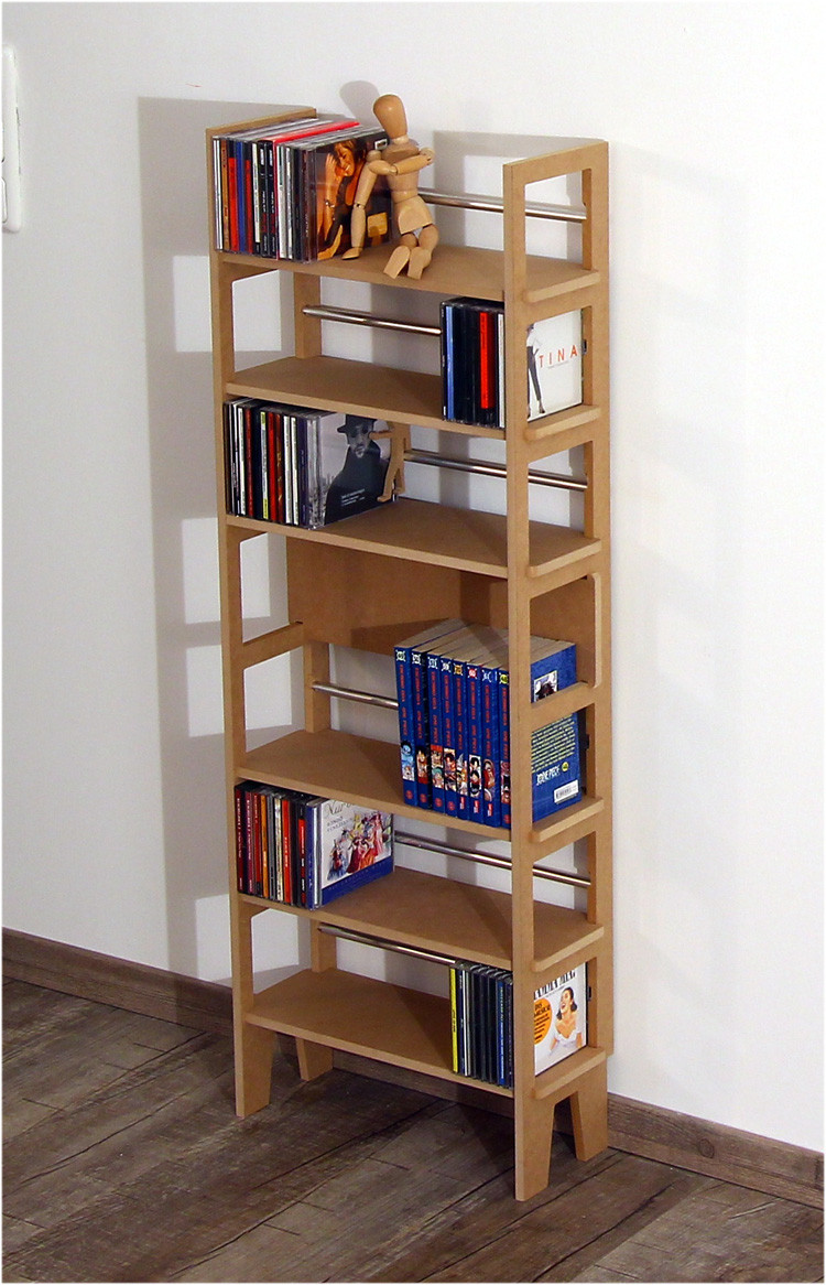 CD Regal New-Line 111 cm hoch mit 7 Böden